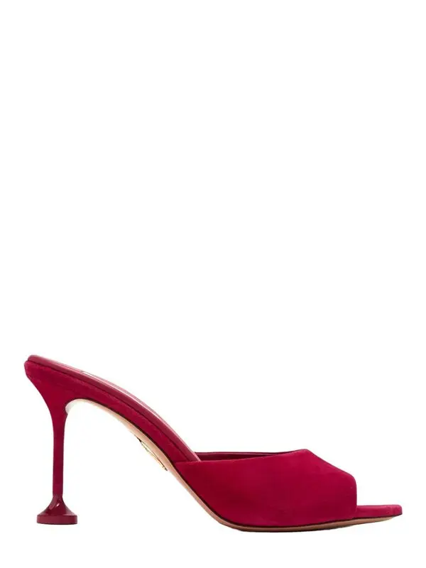 AQUAZZURA 85mm Bisous Open-toe Stiletto Sandals - Red