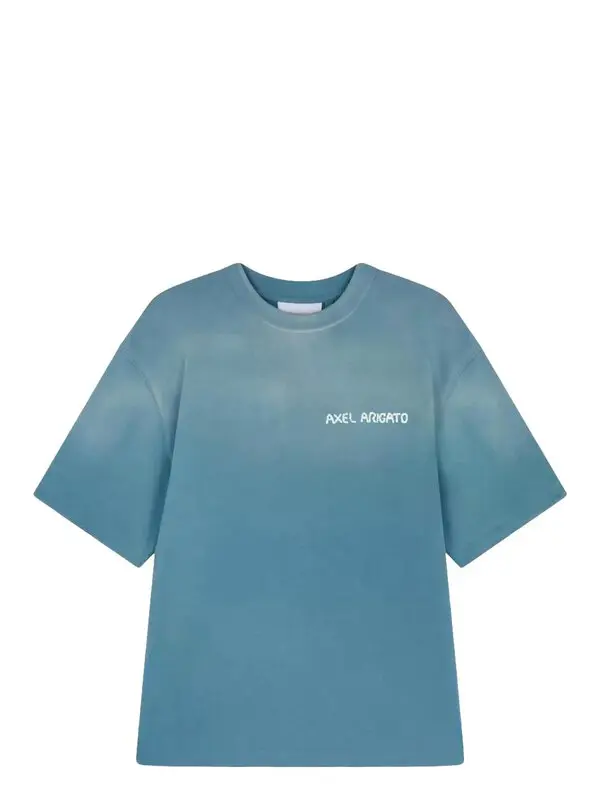 Axel Arigato Logo-print T-shirt - Blue