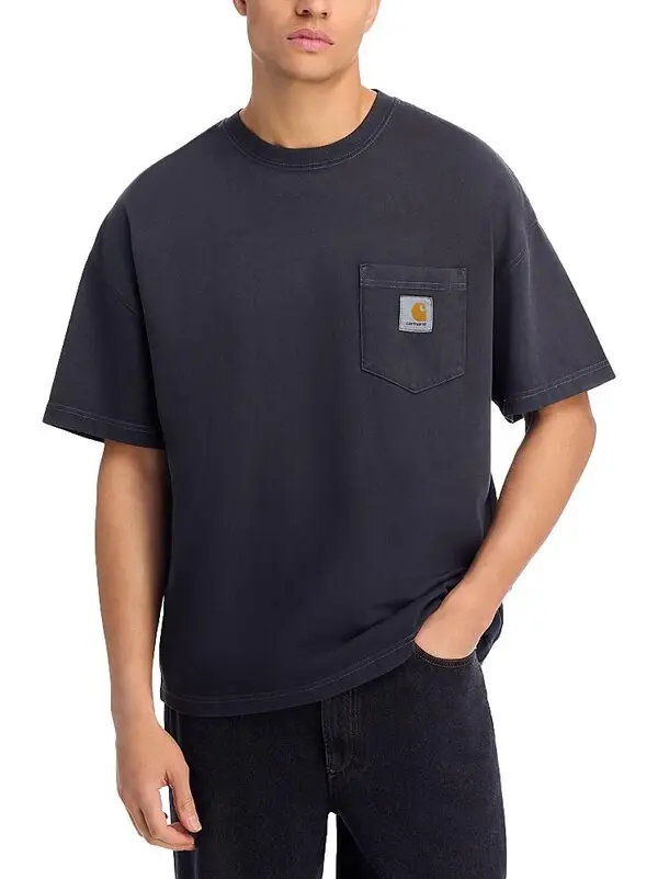 Carhartt Work In Progress Hudson Short Sleeve Pocket Tee - Black