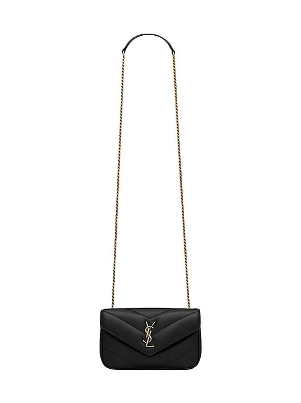 Saint Laurent Loulou Mini Bag - Black