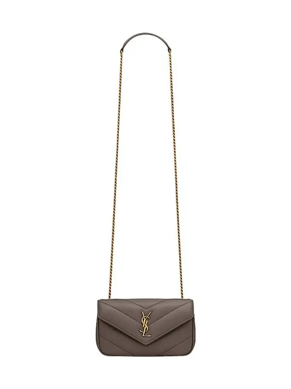 Saint Laurent Loulou Mini Bag - Urban Grey