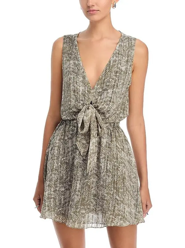 Ramy Brook Itzel Mini Dress - Olive Baja