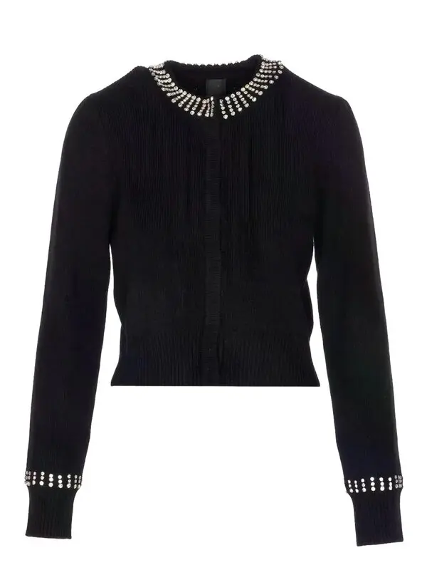 Pinko Embellished Cardigan - Black