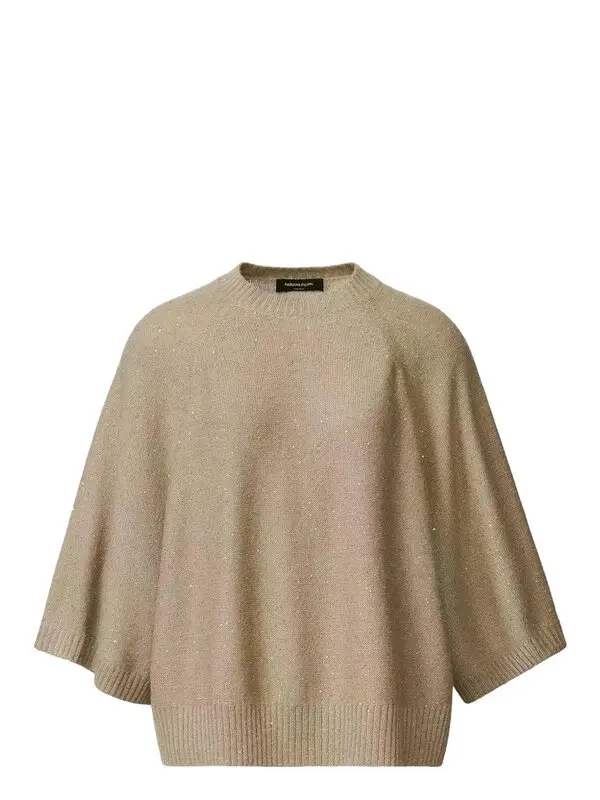 Fabiana Filippi Sequin-embellished Jumper - Neutrals