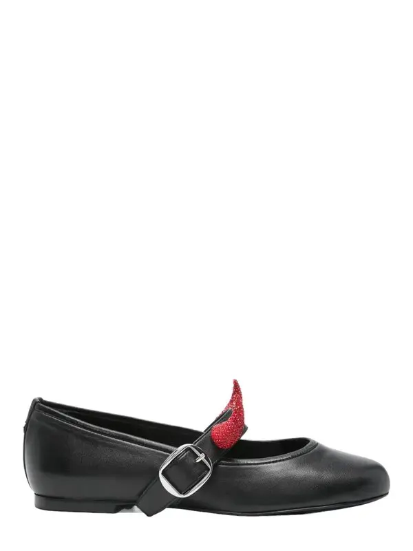 Coperni X Disney Horn Ballet Flats - Black