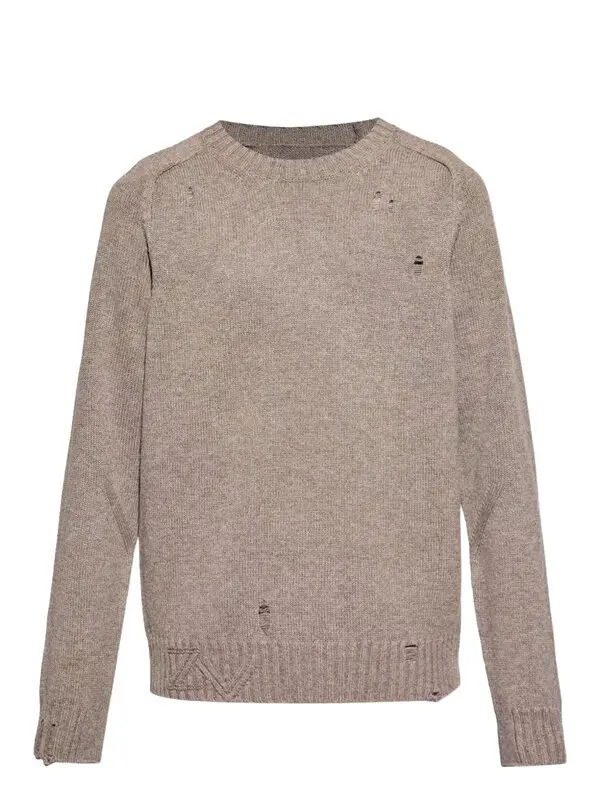 Zadig&Voltaire Distressed-finish Sweater - Neutrals