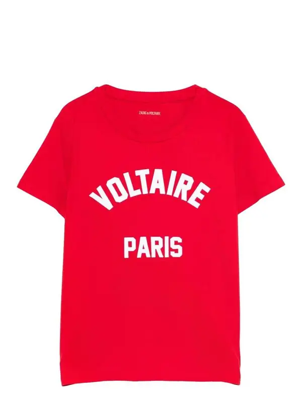Zadig&Voltaire Slogan-print T-shirt - Red