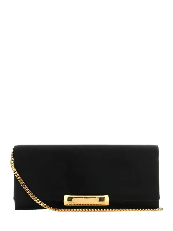 TOM FORD Mini Flap Clutch - Black