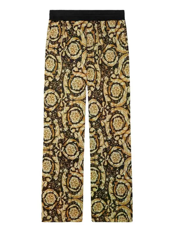 Versace Barocco Jacquard Track Pants - Gold