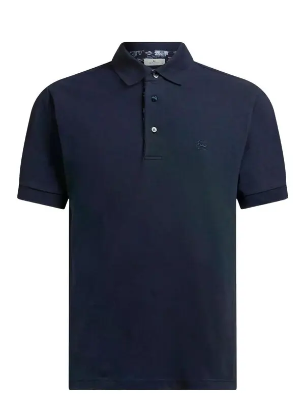 Etro Cotton Polo Shirt - Blue