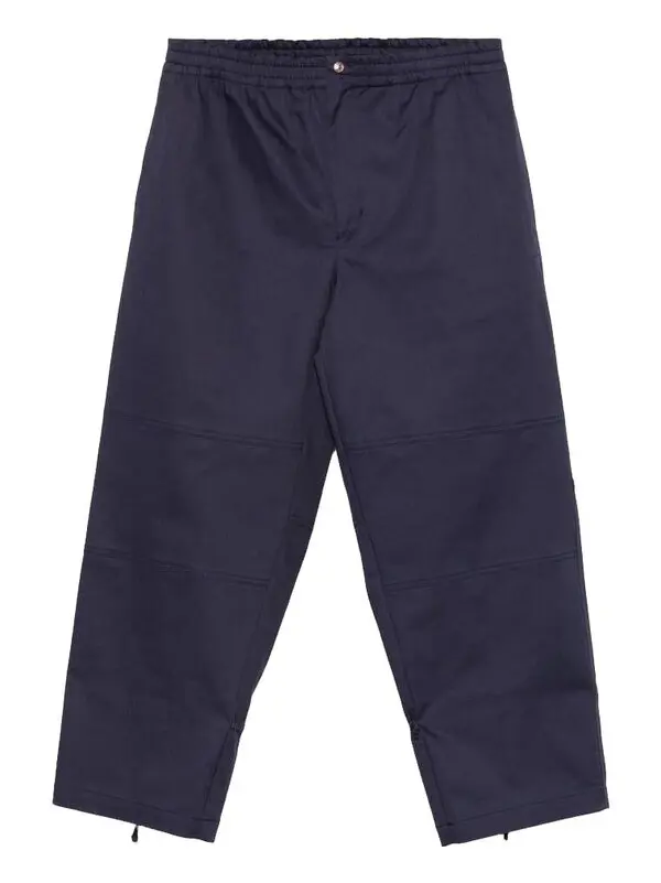 Moncler Panelled Cropped Trousers - Blue