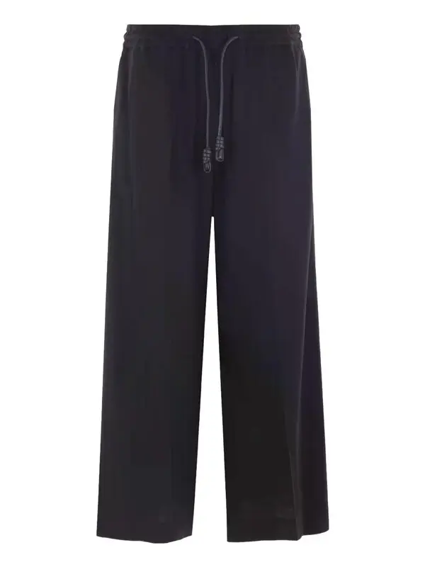 Loewe Drawstring Trousers - Blacks And Greys