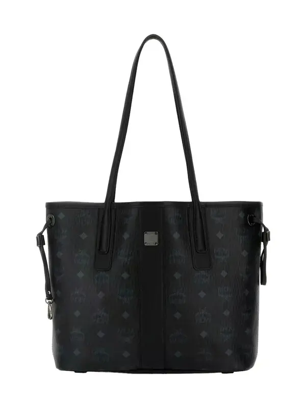 Mcm Small Liz Tote Bag - Black