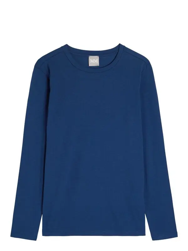 Max Mara Stretch-cotton Top - Blue