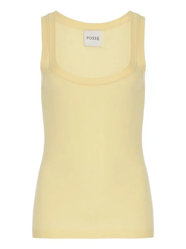 Posse Finley Wool Tank Top - Yellow