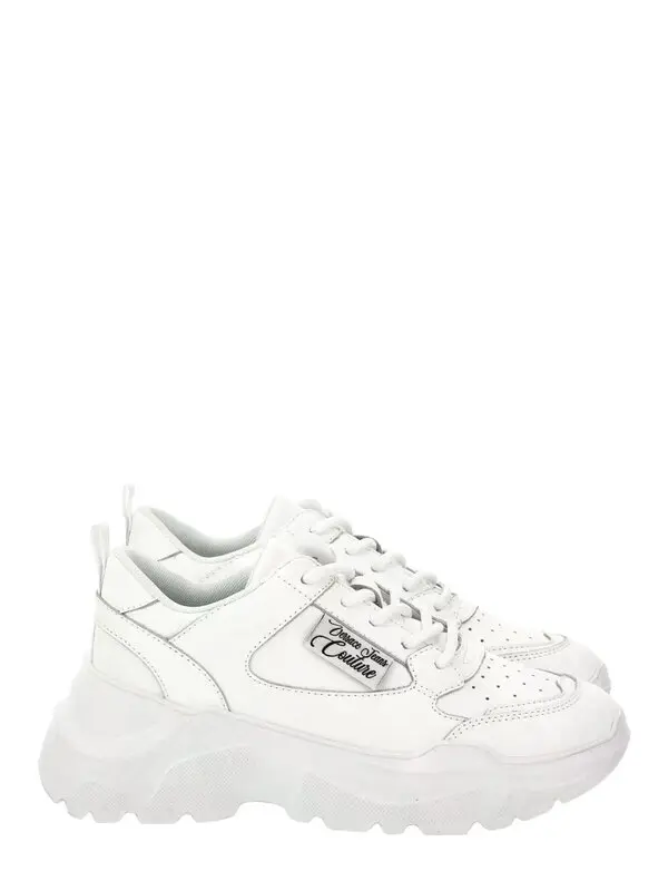 Versace Logo-plaque Chunky Trainers - White
