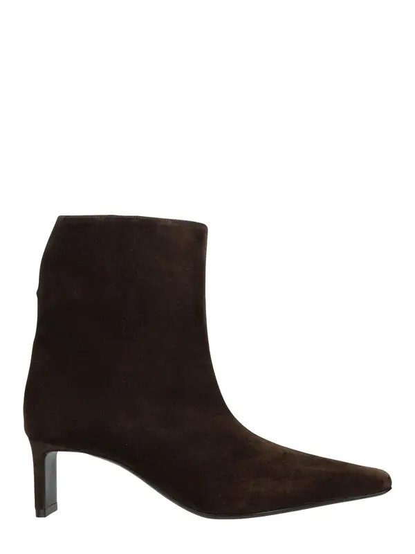 Khaite Suede Ona Ankle Boots 55 - Brown