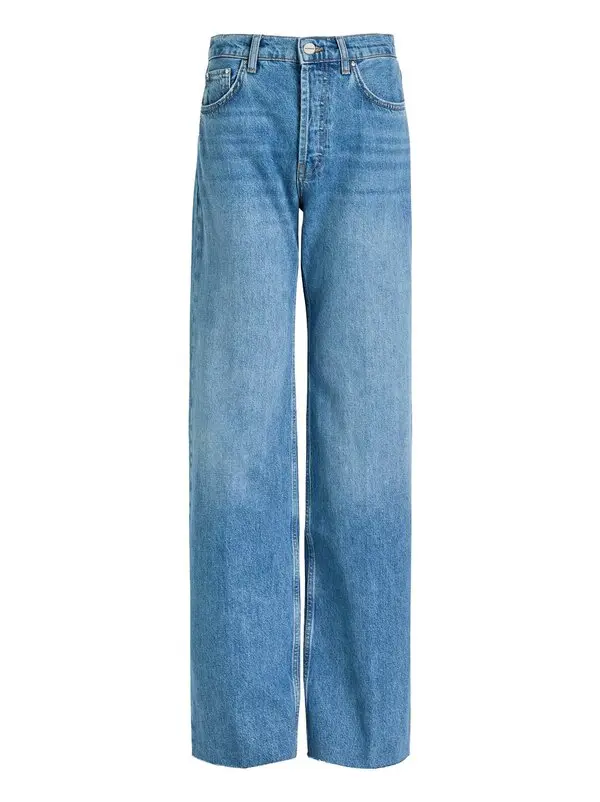 ANINE BING Hugh Wide-leg Jeans - Blue