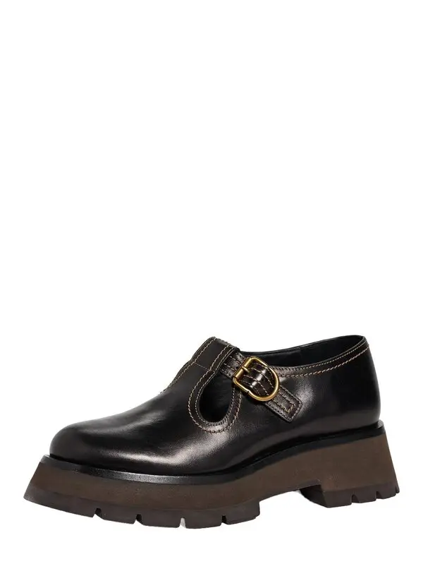 3.1 Phillip Lim Kate Lug-sole Mary Jane - Black