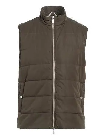 Eleventy Military Polyester Vest - Green