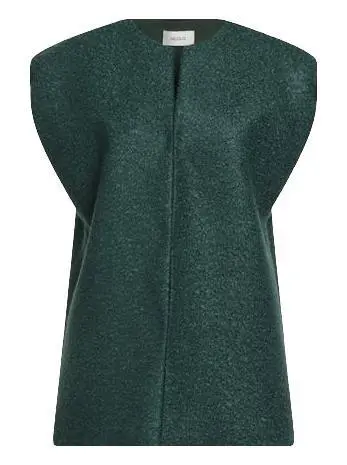 VICOLO Bouclé Vest - Green