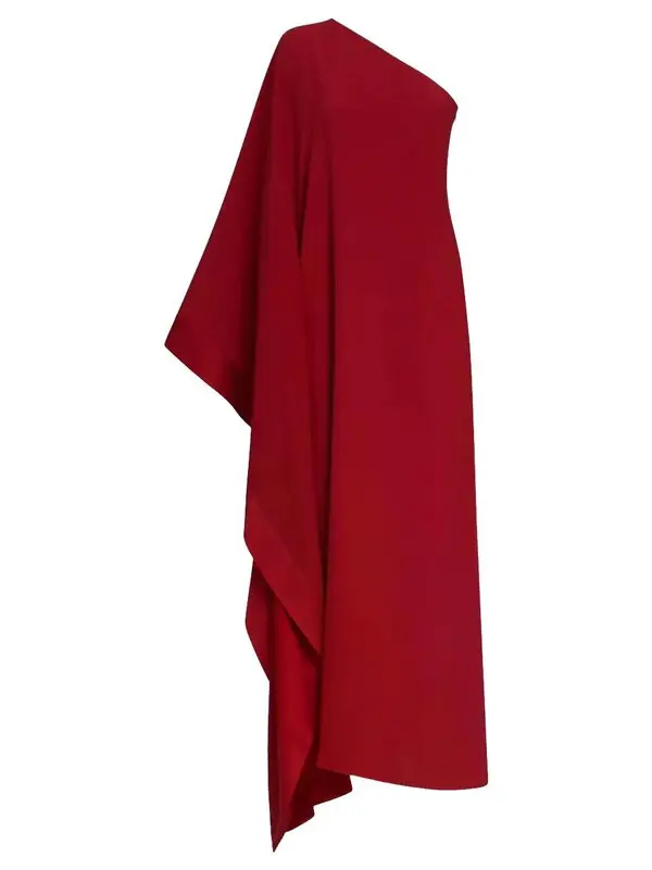 TALLER MARMO One-shoulder Draped Dress - Red