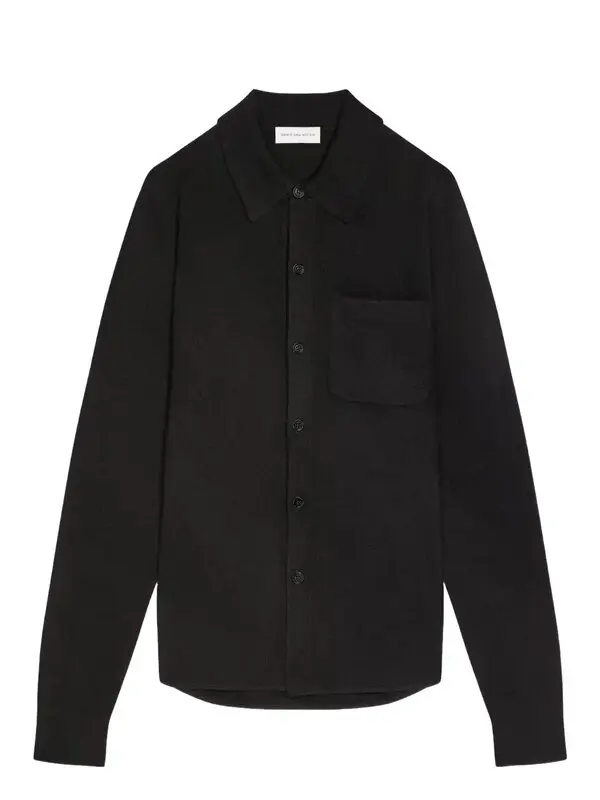 Dries Van Noten Cashmere Shirt - Black