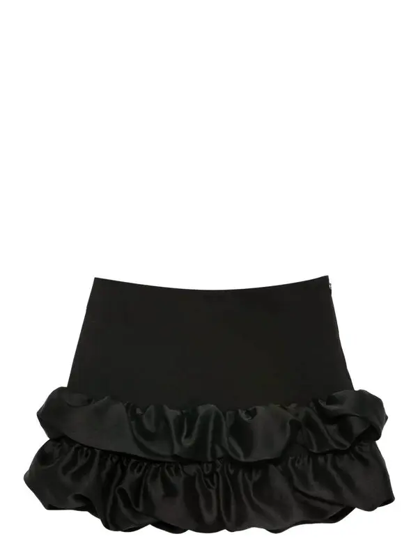 Sandro Frilled-hem Mini Skirt - Black