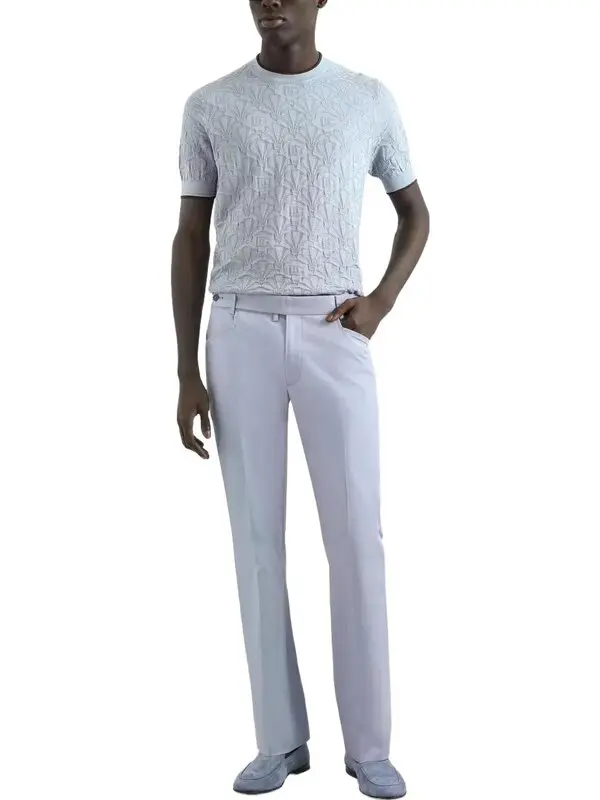 Dolce & Gabbana Pressed-crease Trousers - Blue
