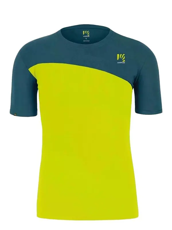 KARPOS Averau Colour-block Short-sleeve T-shirt - Green