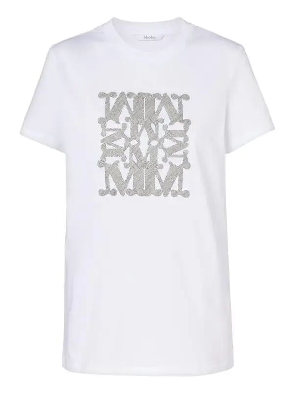 Max Mara Bravo Printed Cotton T-shirt - White