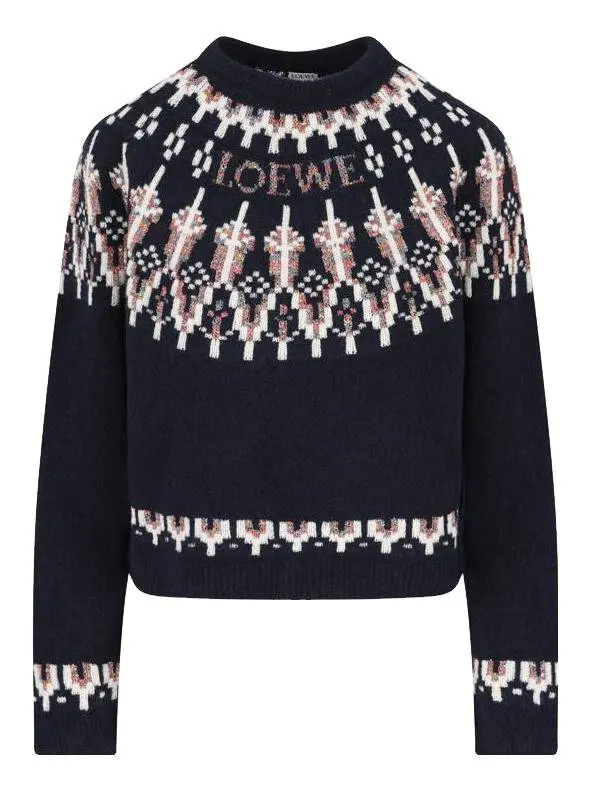 Loewe Wool-blend Sweater - Multicolour