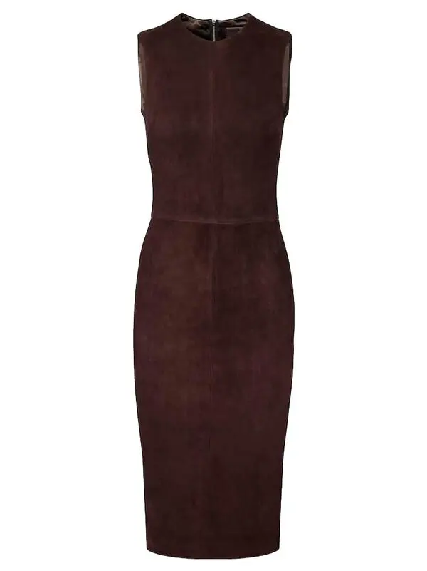 Stouls Eva Suede Minidress - Brown