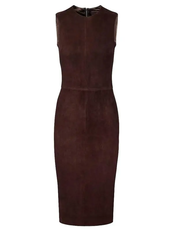 Stouls Eva Suede Minidress - Brown