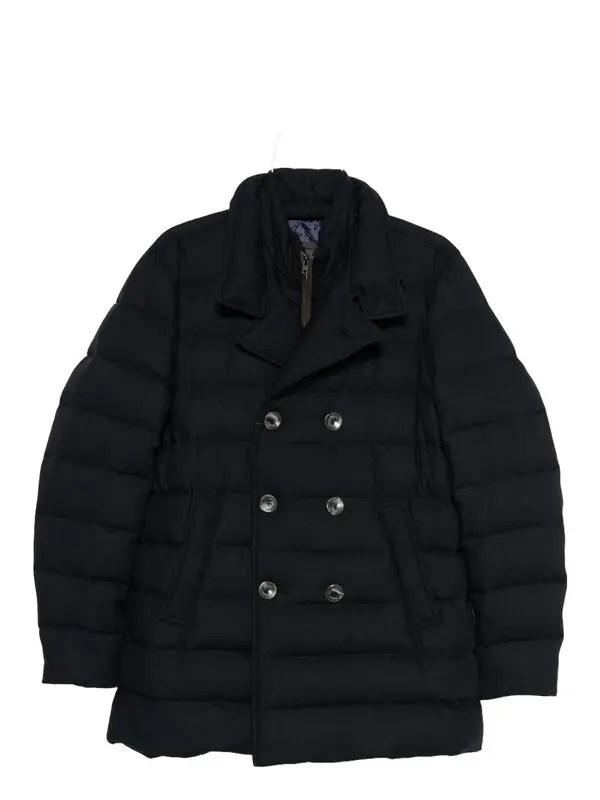 Herno Double-breasted Quilted Jacket - Blue