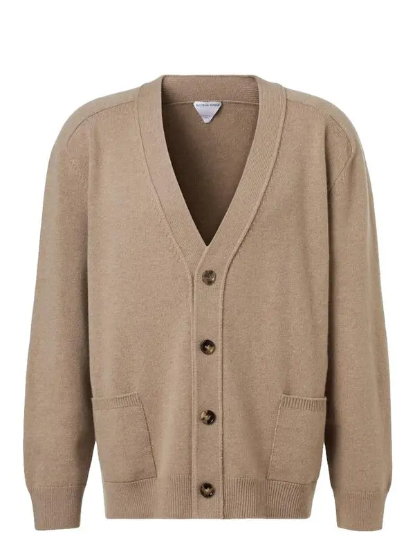 Bottega Veneta Cashmere-blend Cardigan - Beige