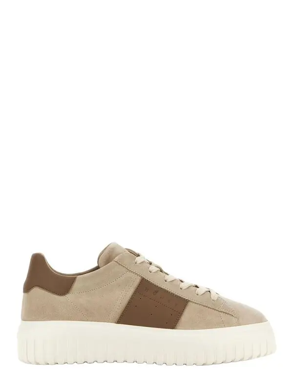 Hogan H-stripes Sneakers - Brown