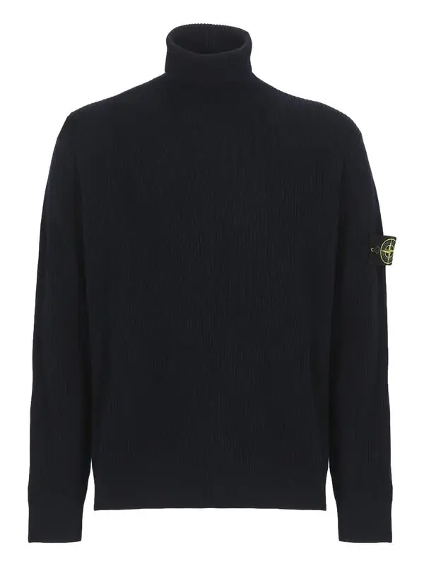 Stone Island Wool Sweater - Blue