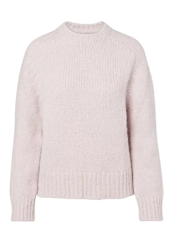 JIL SANDER Alpaca And Mohair-blend Sweater - Pink