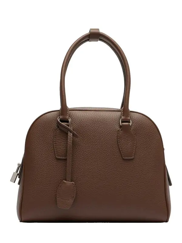 THE ROW India 10 Small Leather Tote Bag - Brown