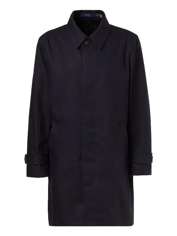 Polo Ralph Lauren Cotton Twill Car Coat - Blue