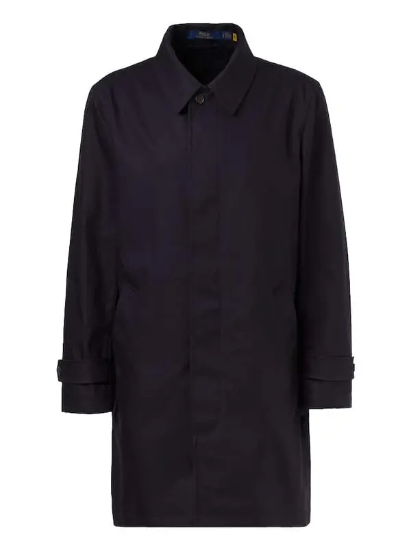 Polo Ralph Lauren Cotton Twill Car Coat - Blue