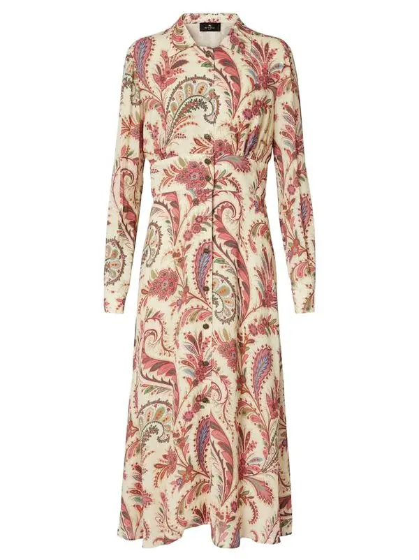 Etro Paisley Shirt Dress - Multicoloured