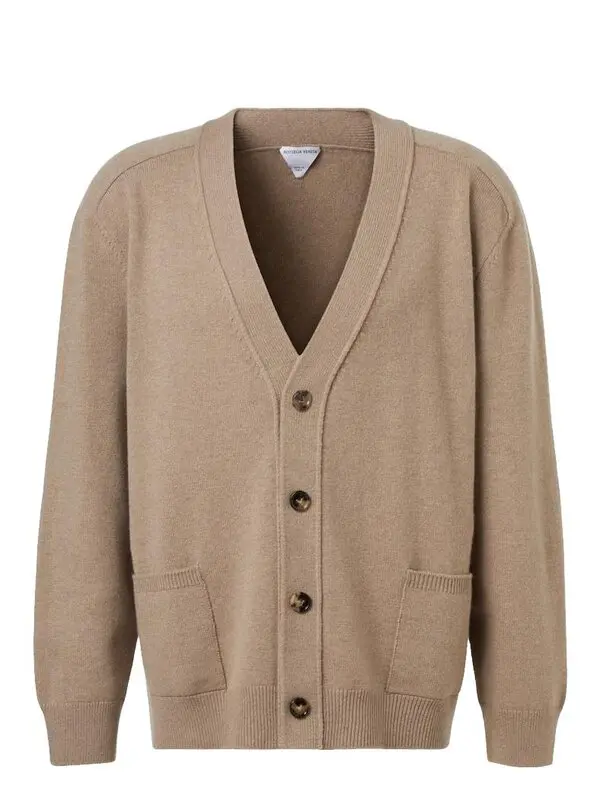 Bottega Veneta Cashmere-blend Cardigan - Beige