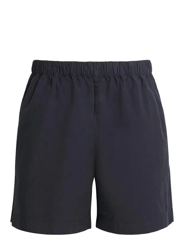 Norse Projects Cotton-lyocell Drawstring Shorts - Navy