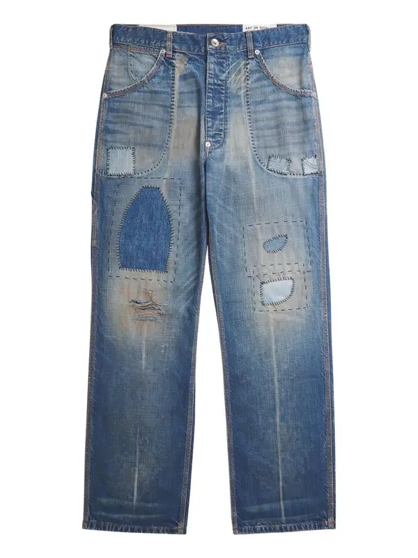 GALLERY DEPT. Straight Bare Knuckle Jeans - Blue