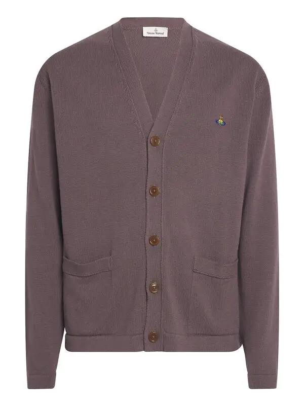 VIVIENNE WESTWOOD Cotton-cashmere Alex Cardigan - Brown