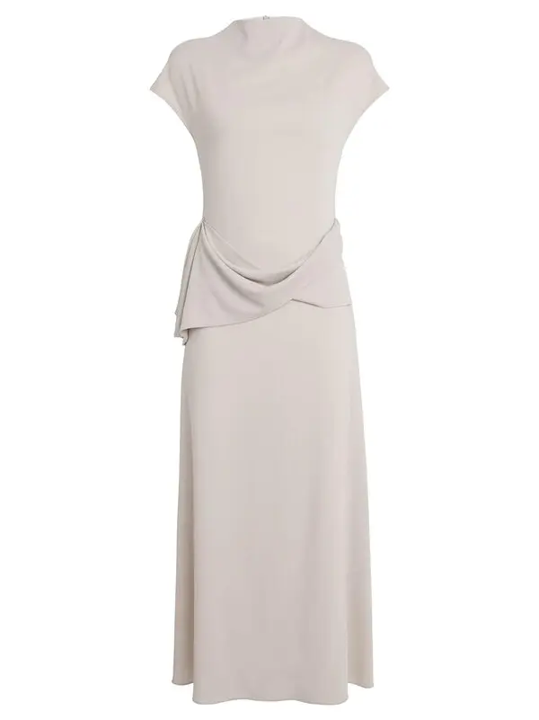 Tove Clem Crepe Maxi Dress - Ivory