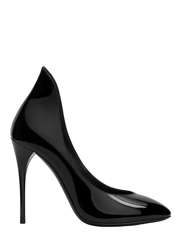 Alaïa Patent Leather Decollete 110 Pumps - Black