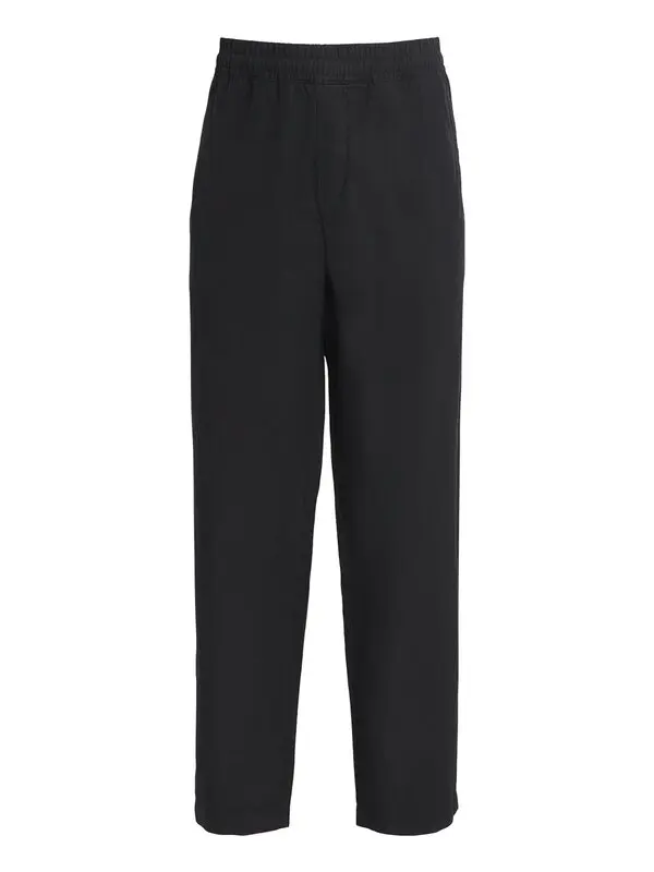 7 For All Mankind Lyocell-blend Elasticated Trousers - Black